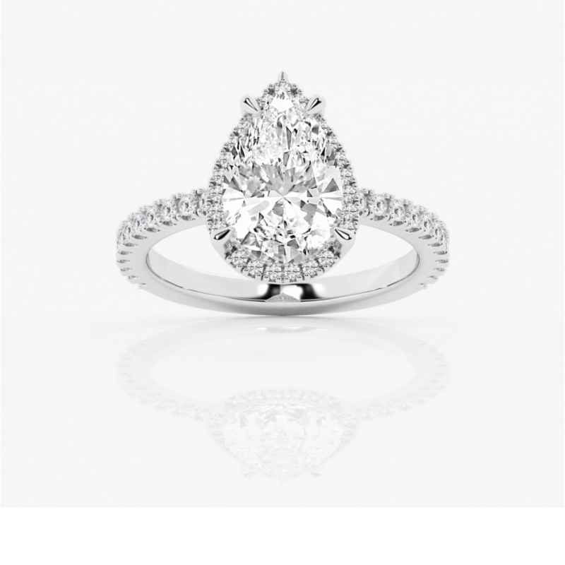 Pear-Shaped Lab Diamonds: The Ultimate Buying Guide | LabGrownCarats.com